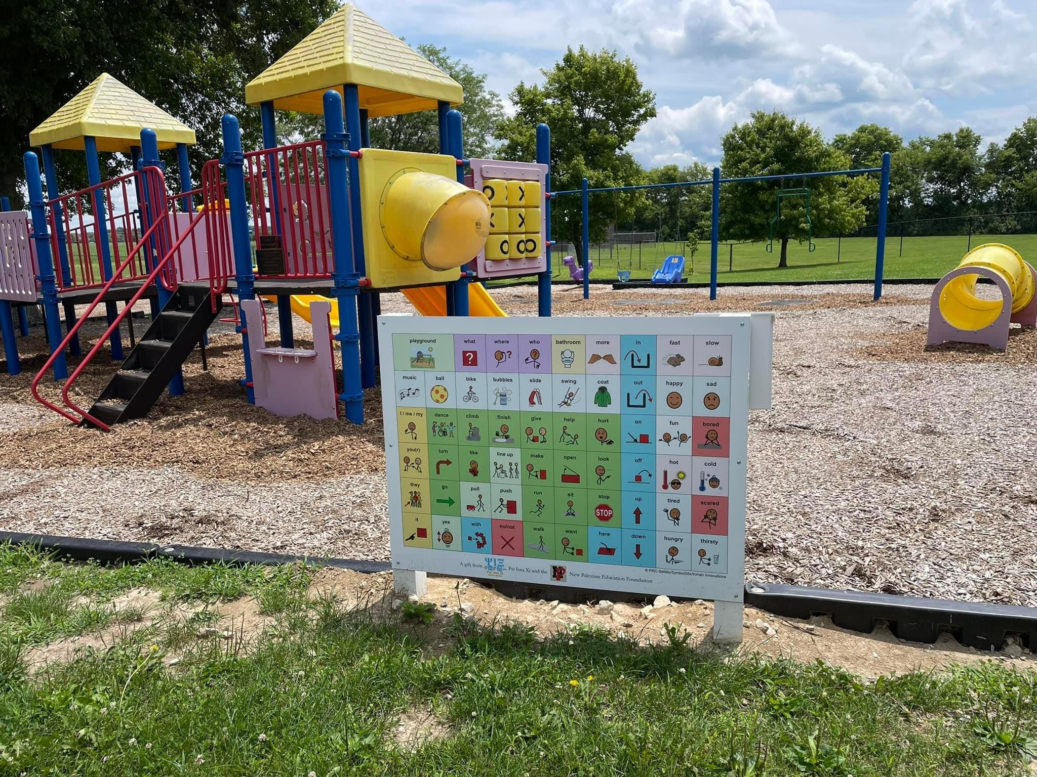 Communication boards coming to playgrounds to support kids with speech ...