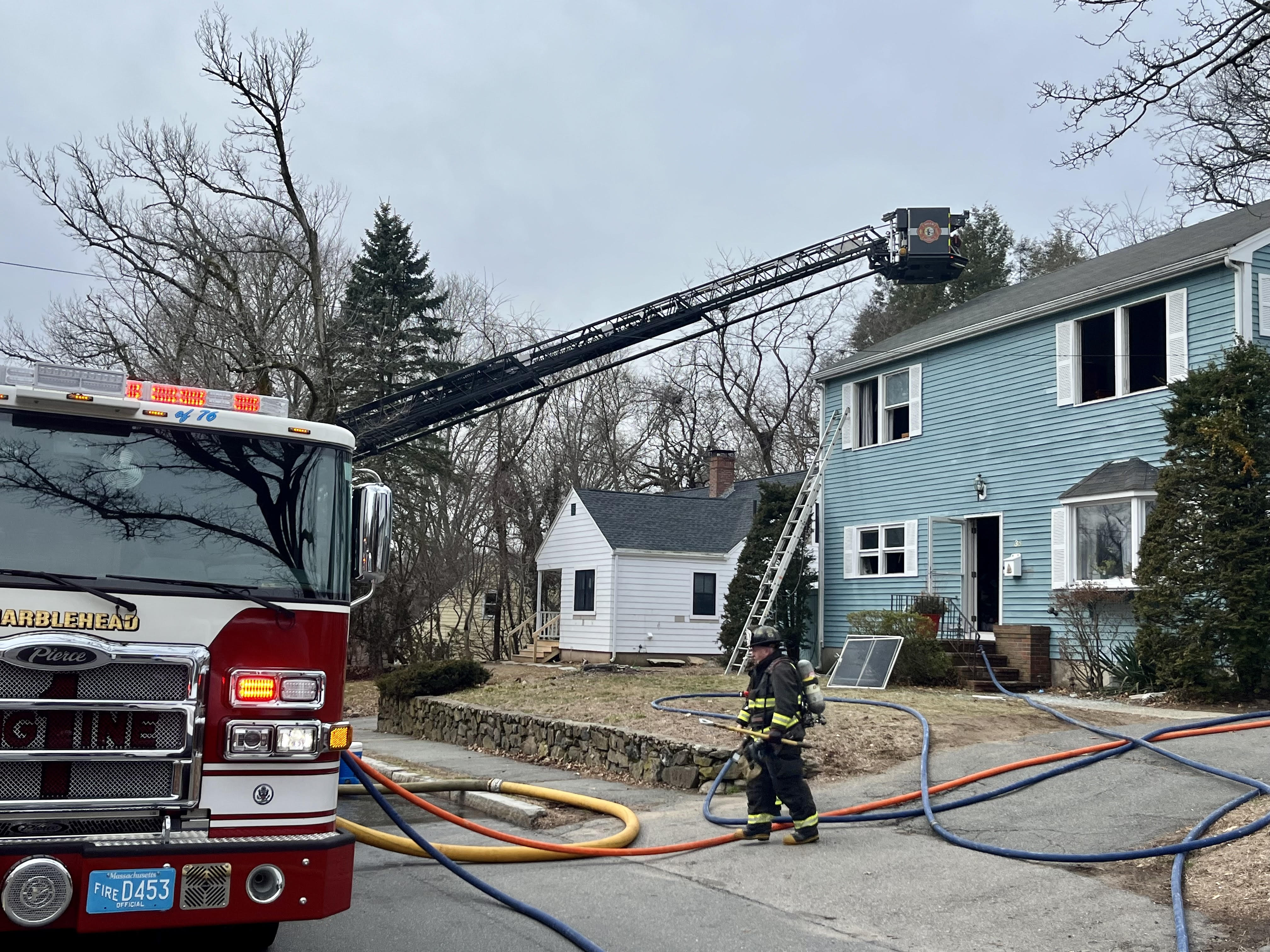 Update: West Shore Drive house fire sends firefighter to hospital ...