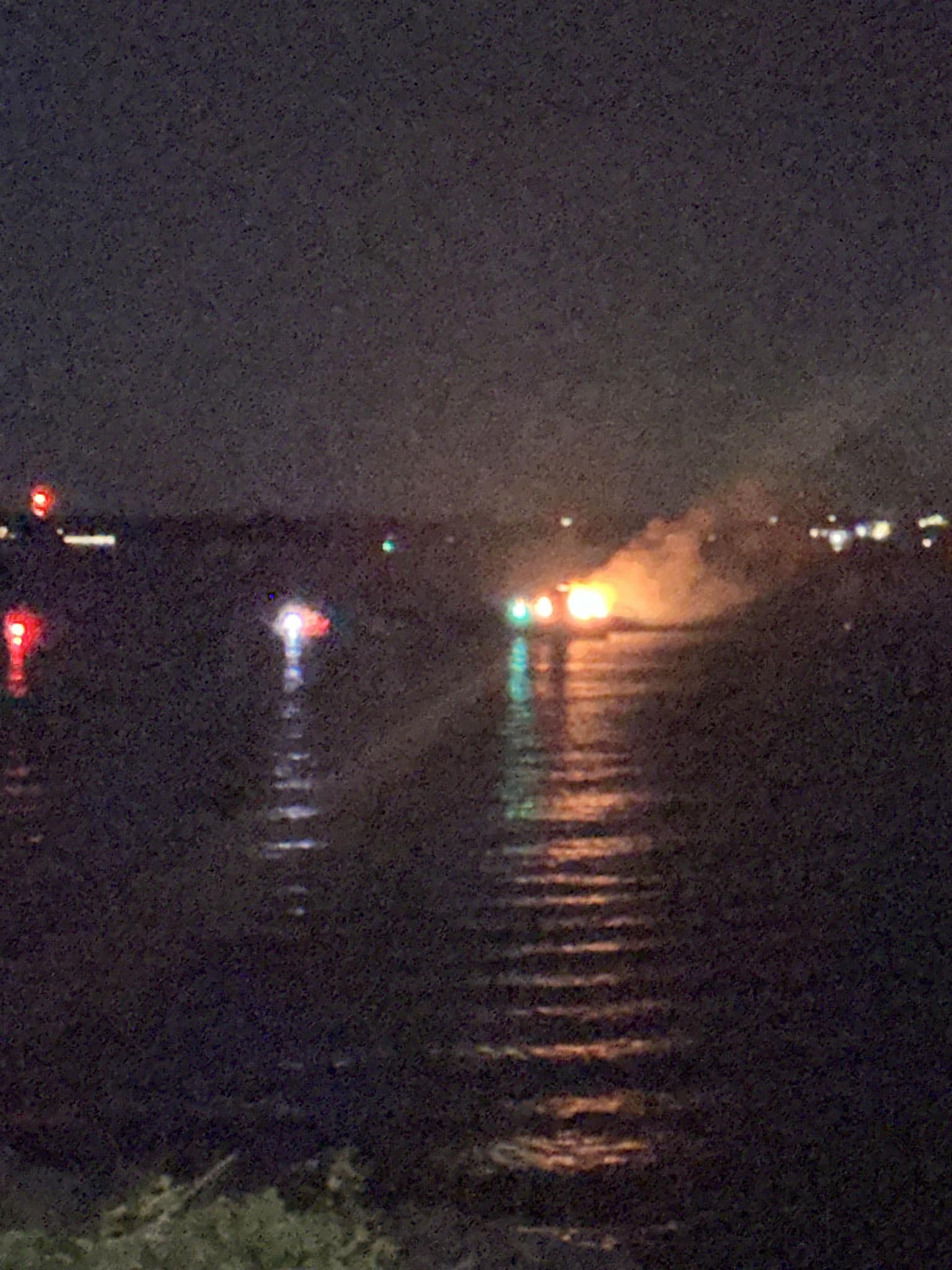 UPDATE: Fireworks, Harbor Illumination canceled after barge fire; MFD ...