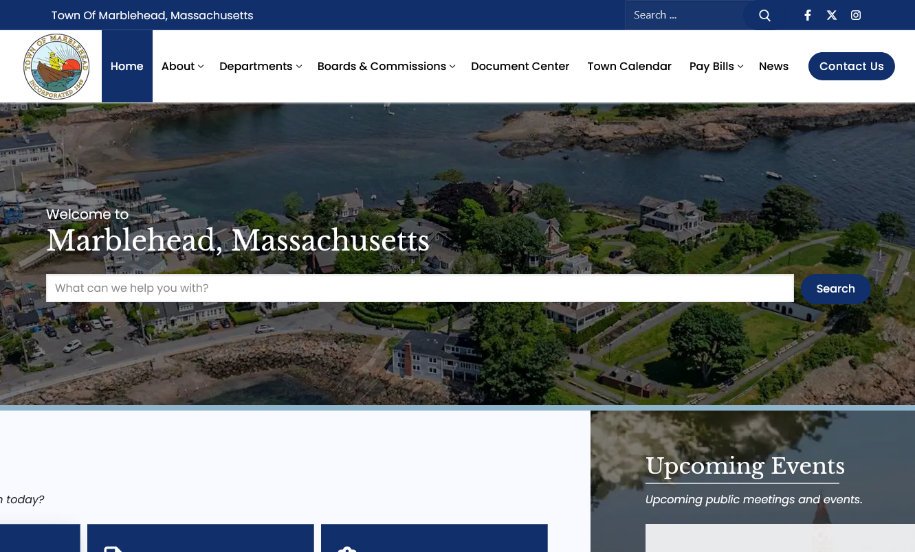 Marblehead’s new town website launches … again - Marblehead Current