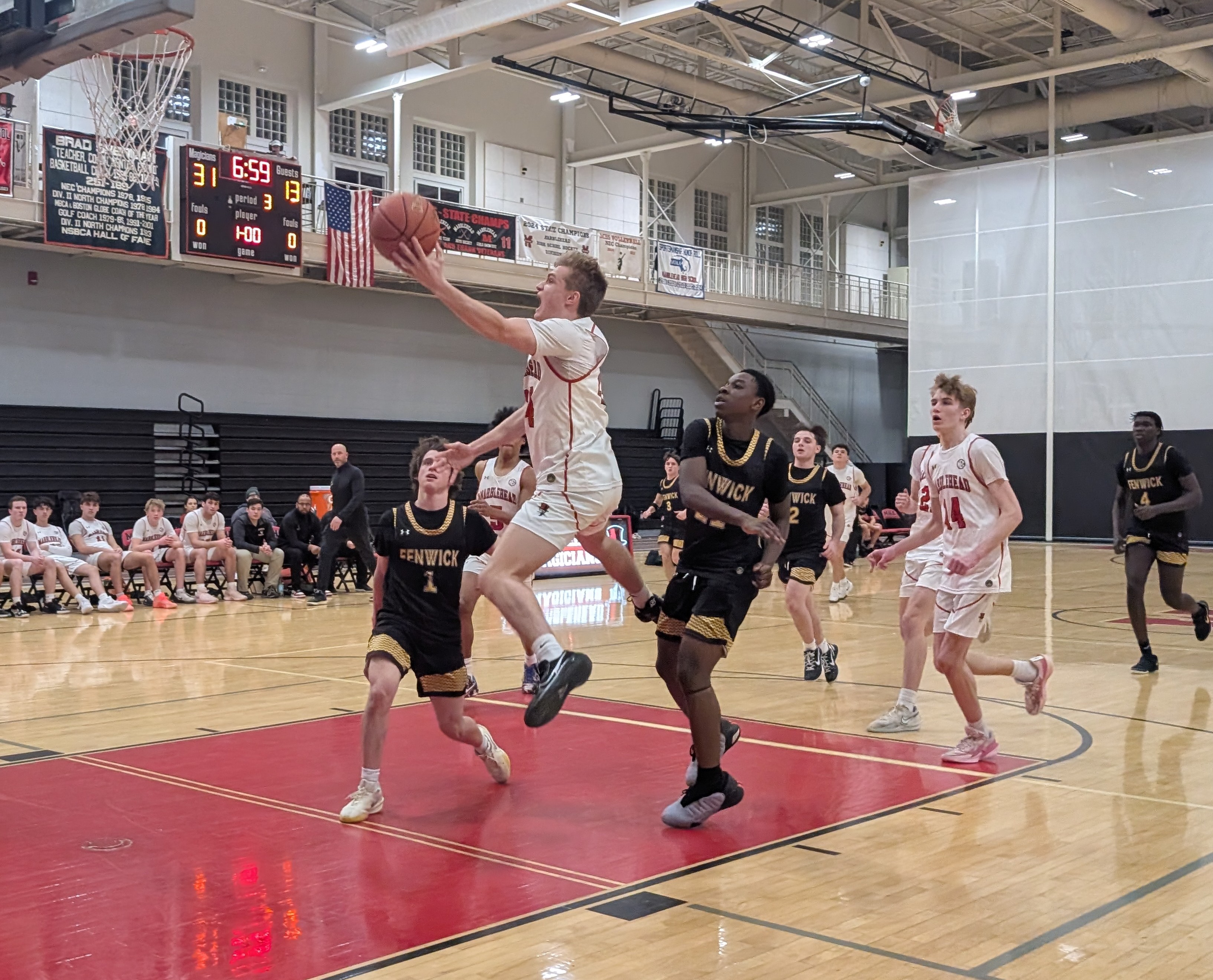 Magicians celebrate seniors with dominant 70-40 win over Bishop Fenwick ...